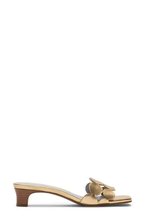 FRANCES VALENTINE Sandy Block Heel Sandal - Platino