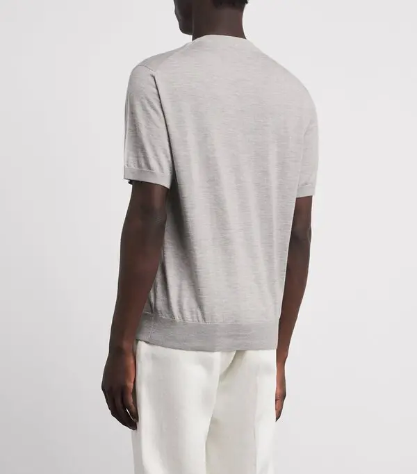 Paul & Shark Cashmere-silk T-shirt