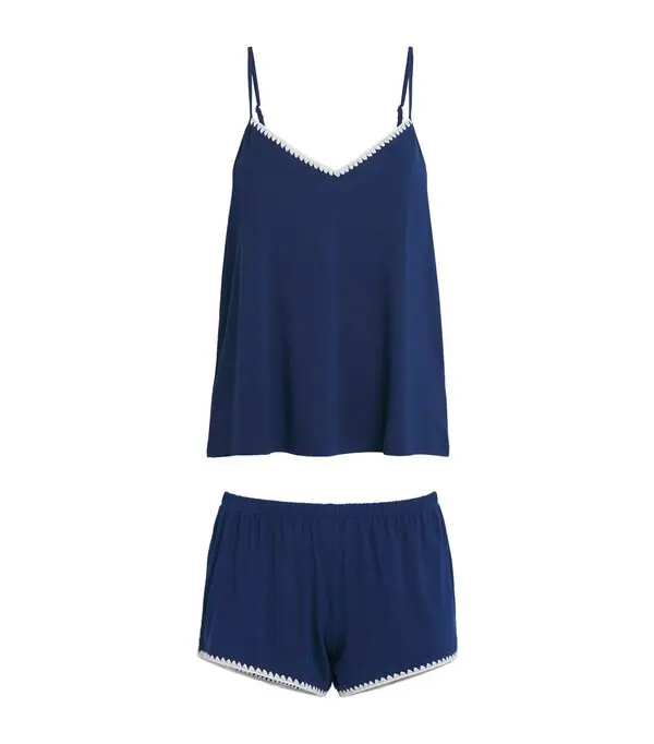 Eberjey Frida Pyjama Set - Navy