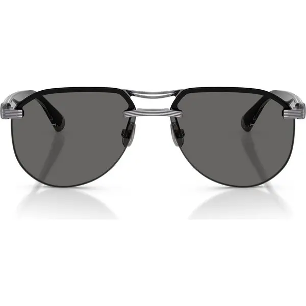 Brunello Cucinelli Aviator Sunglasses - Anthracite/clear