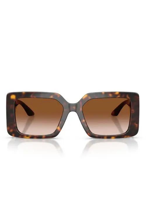 Versace Square Sunglasses - Havana/brown Gradient