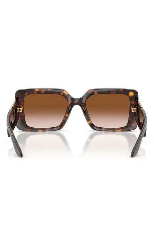Versace Square Sunglasses - Havana/brown Gradient