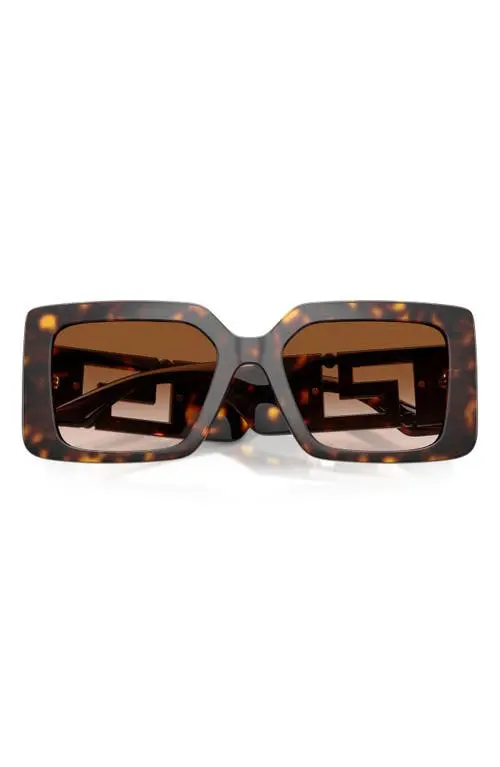 Versace Square Sunglasses - Havana/brown Gradient