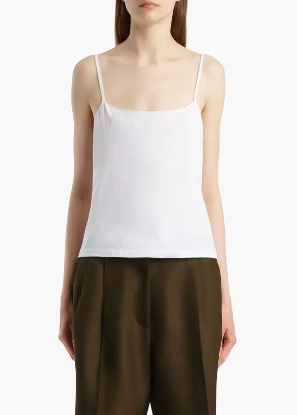 Khaite Moss Cami - White
