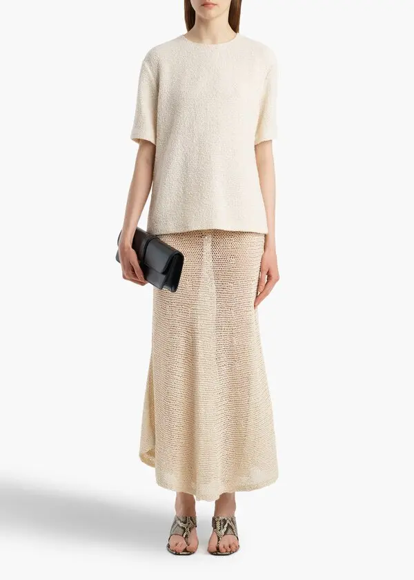 Khaite Web Top In English Twist Tweed