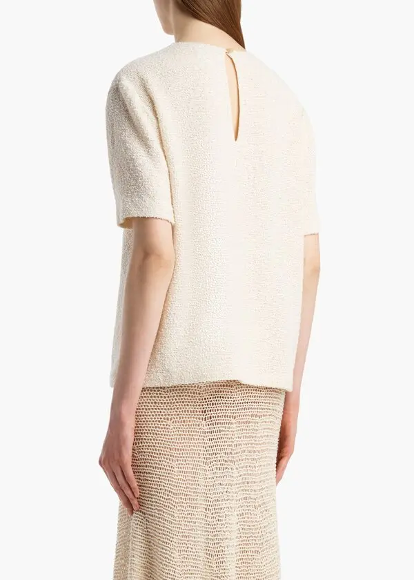 Khaite Web Top In English Twist Tweed