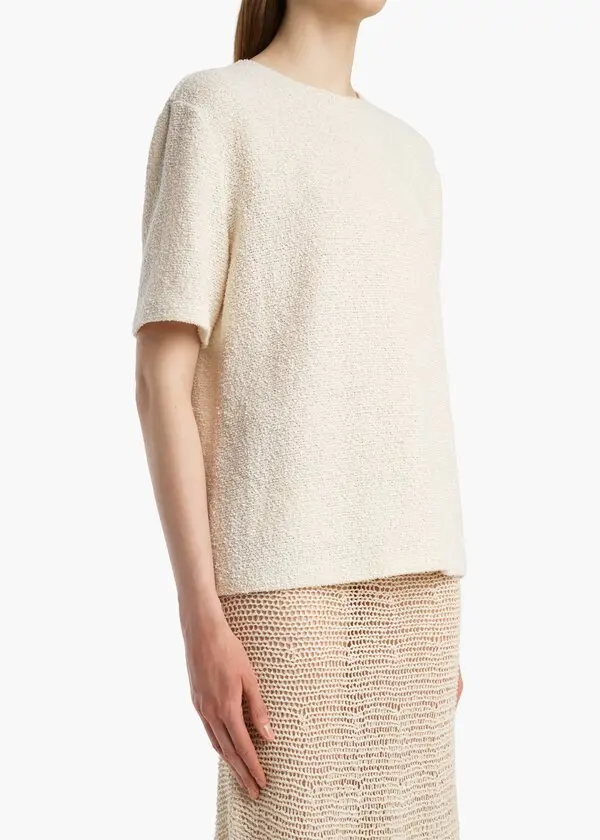 Khaite Web Top In English Twist Tweed