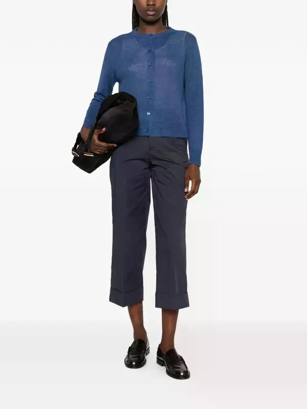 BONHEUR Dali Cropped Turn-up Trousers