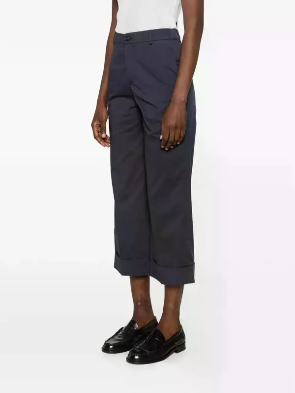 BONHEUR Dali Cropped Turn-up Trousers