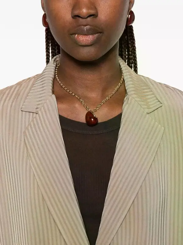 UMA WANG Kali Stripe Single-breasted Blazer