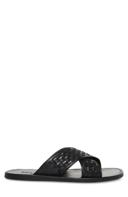Steve Madden Lorenze Woven Leather Slide Sandal