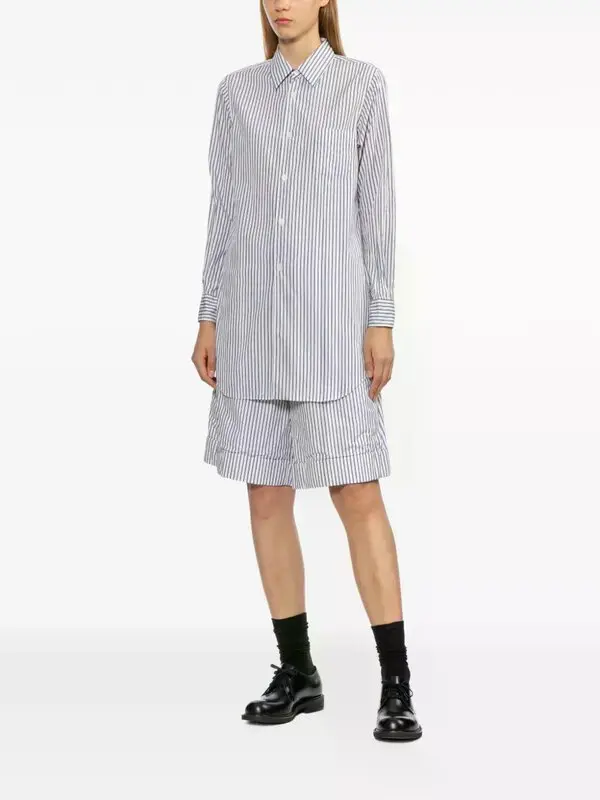 Comme Des Garçons Striped Shirt Dress