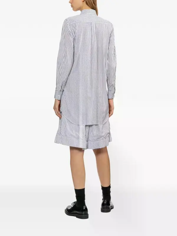 Comme Des Garçons Striped Shirt Dress