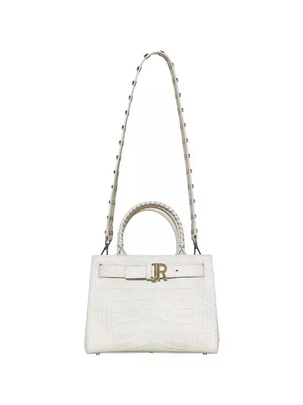John Richmond Croc-effect Studded Tote Bag