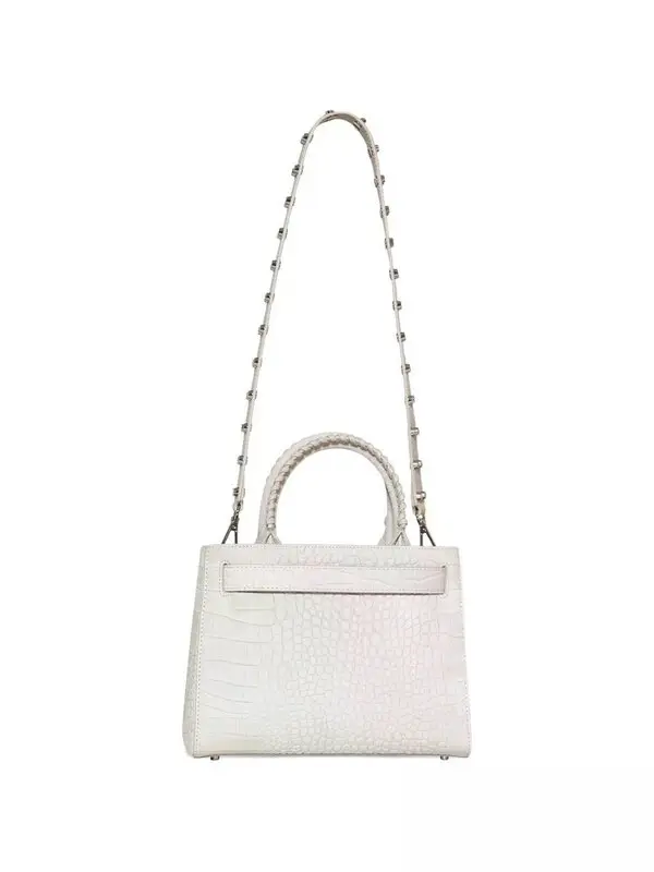 John Richmond Croc-effect Studded Tote Bag