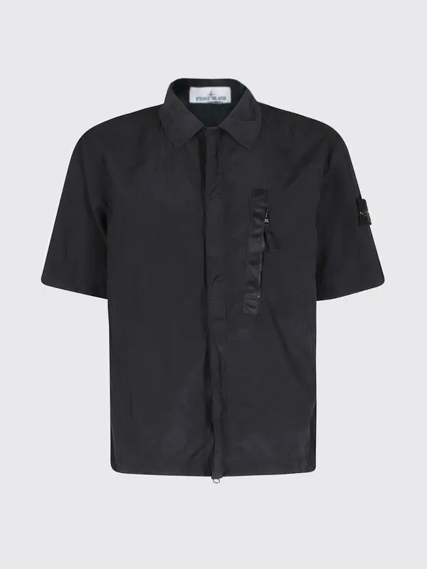 Stone Island Nylon Shirt With Logo