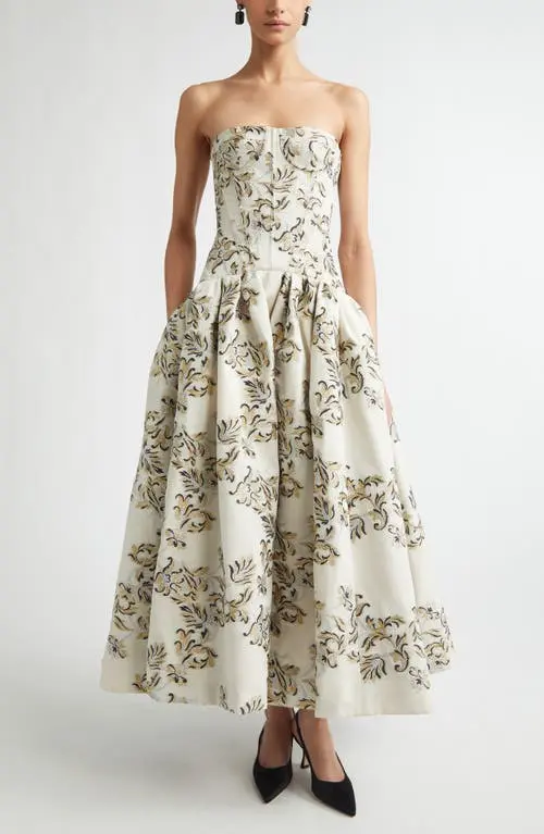 Carolina Herrera Strapless Gown