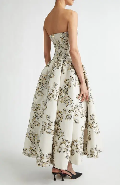 Carolina Herrera Strapless Gown