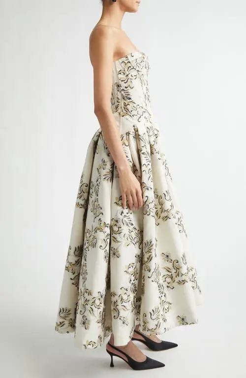 Carolina Herrera Strapless Gown