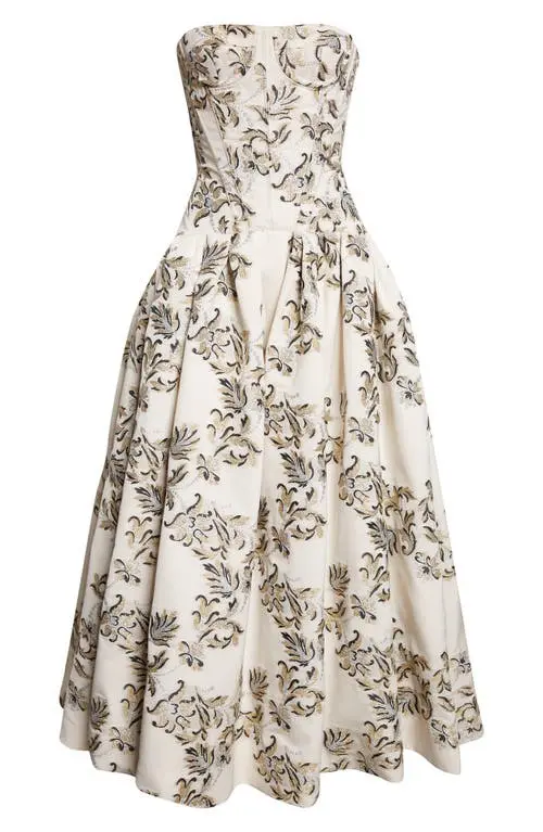 Carolina Herrera Strapless Gown