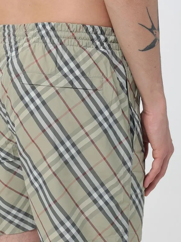 Burberry Plaid Swim Trunks
