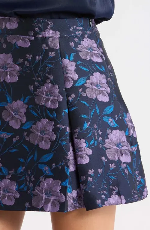 SUGARLIPS Jacquard Floral Mini Skirt
