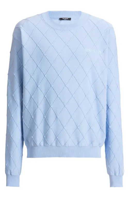 Balmain Vintage Embroidered Cotton Jumper