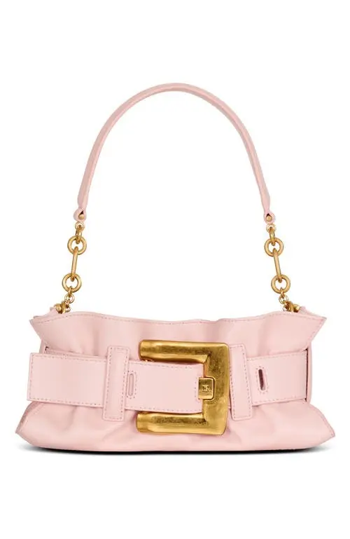 Balmain Mini Anthem Bag In Smooth Leather - Pink