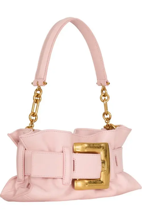 Balmain Mini Anthem Bag In Smooth Leather - Pink