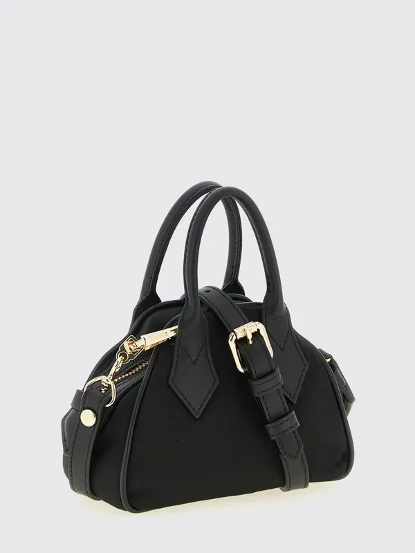VIVIENNE WESTWOOD Yasmine Mini Handbag In Viscose - Black
