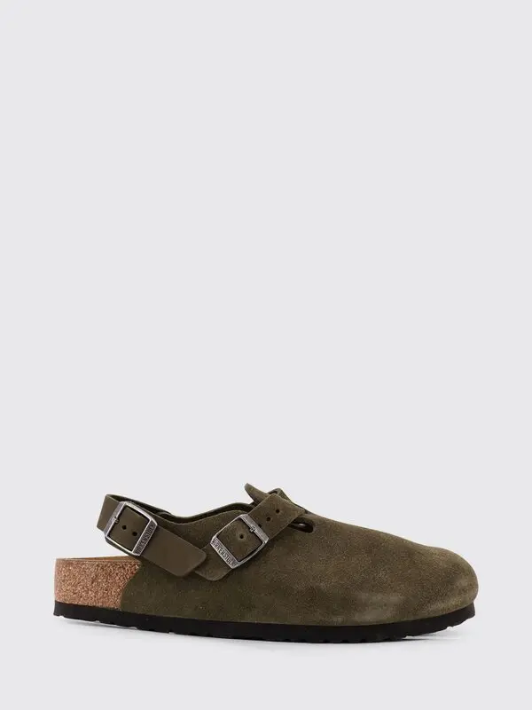 BIRKENSTOCK Buckled Clogs - Green