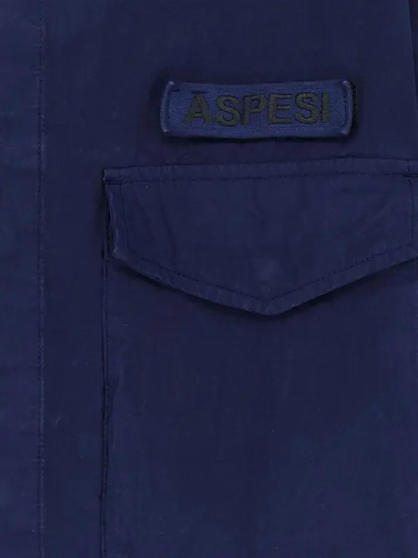 Aspesi Cotton Shirt - Gnawed Blue