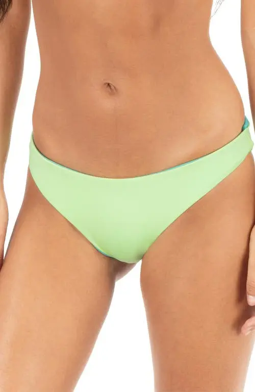 Hurley Reversible Bikini Bottoms - Lime Blue