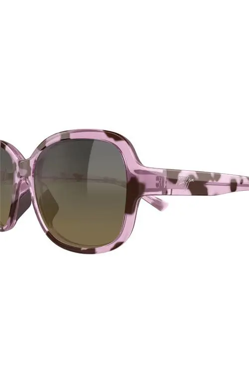Maui Jim 55mm Polarizedplus2® Butterfly Sunglasses - Pink