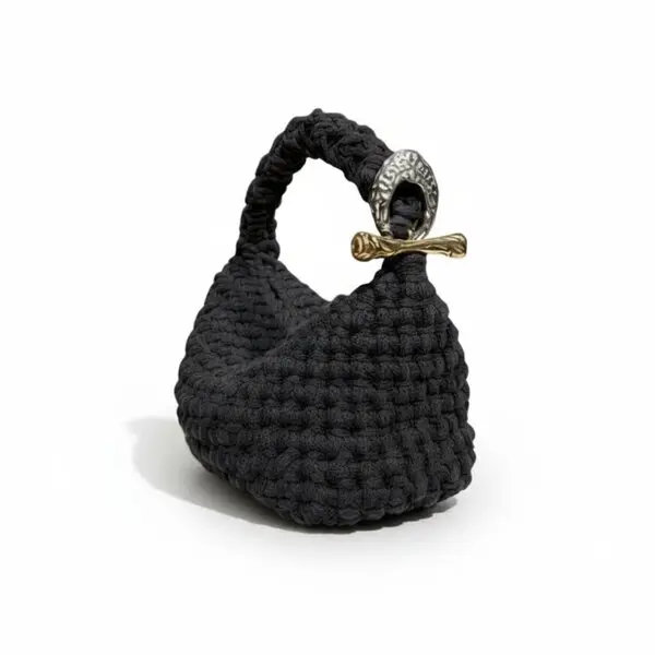 ISKRA Gigi Clasp Bag - Black
