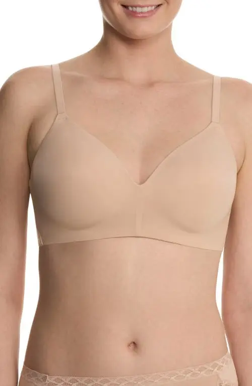 Natori Cloud Comfort Convertible Back Smoothing Wireless Bra - Light Mocha