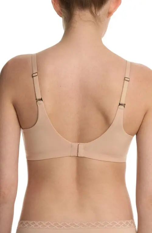 Natori Cloud Comfort Convertible Back Smoothing Wireless Bra - Light Mocha