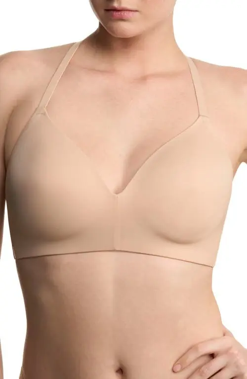 Natori Cloud Comfort Convertible Back Smoothing Wireless Bra - Light Mocha