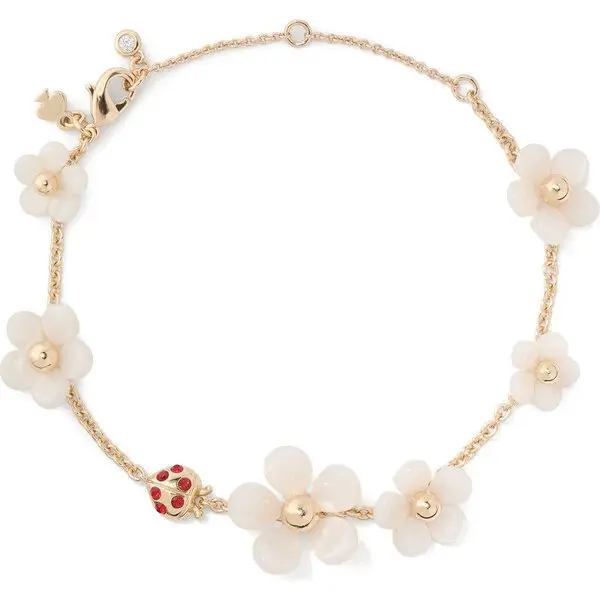 Kate Spade New York Flower Scatter Bracelet - White.