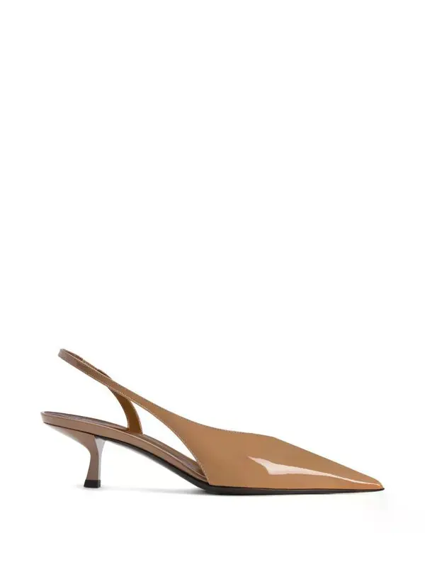GIUSEPPE ZANOTTI Patent Leather Slingback Pumps