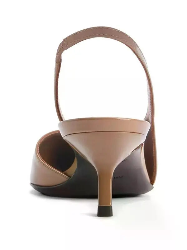 GIUSEPPE ZANOTTI Patent Leather Slingback Pumps