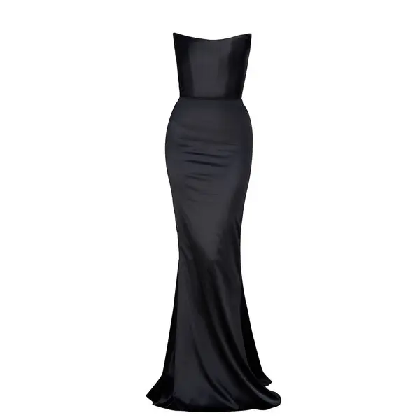 MODA GLAM Madison Strapless Corset Gown