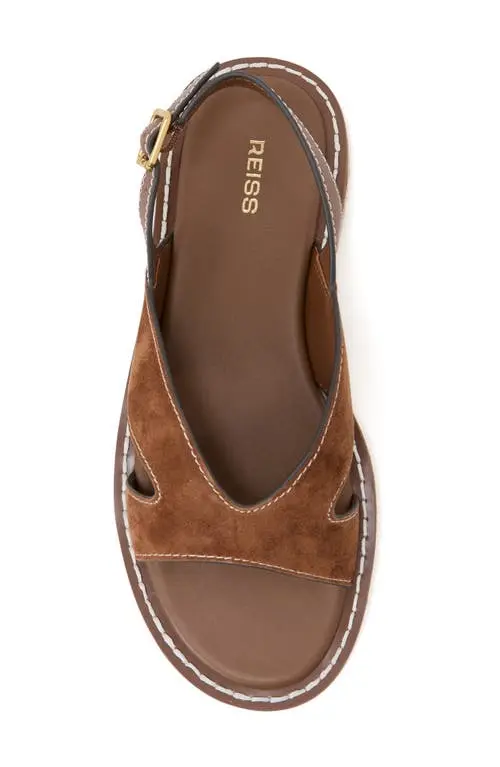 REISS Rhia Espadrille Slingback Sandal