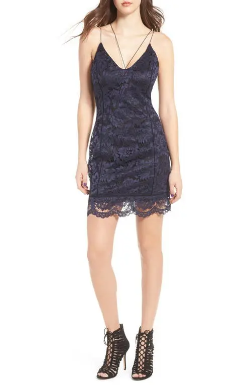 Astr The Label Lace Body-con Dress
