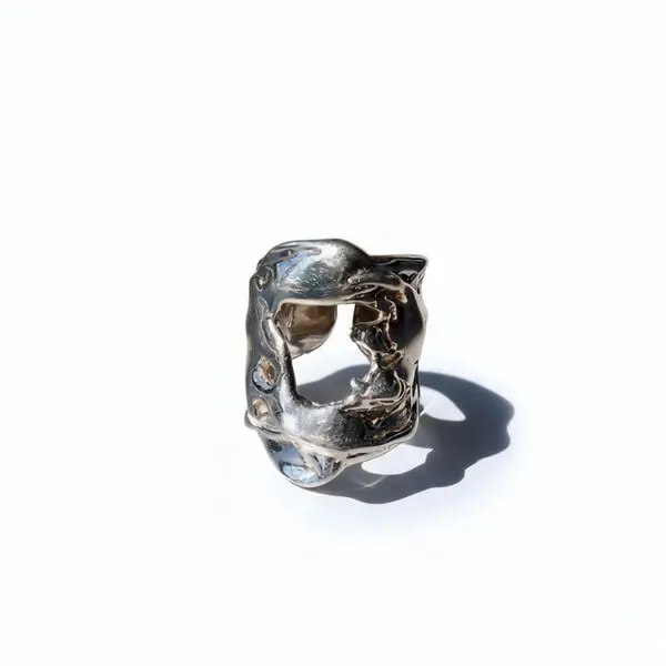ISKRA Liquefy Sterling Ring - Silver
