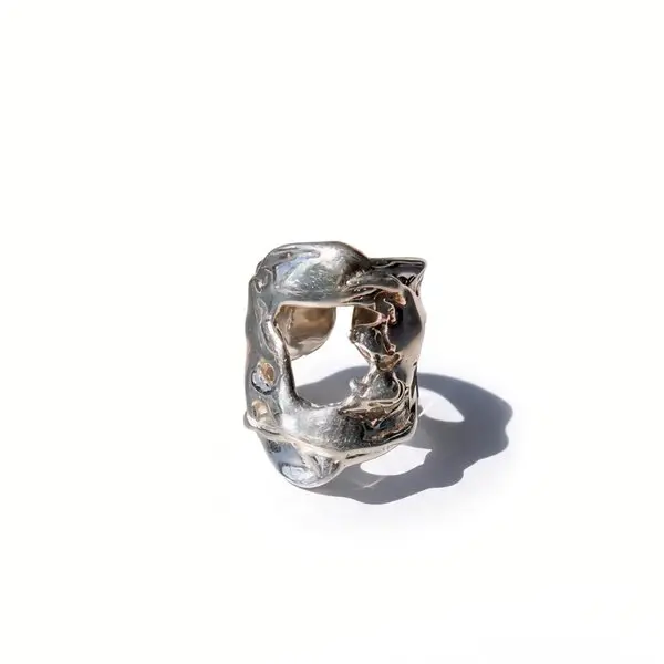 ISKRA Liquefy Sterling Ring - Silver