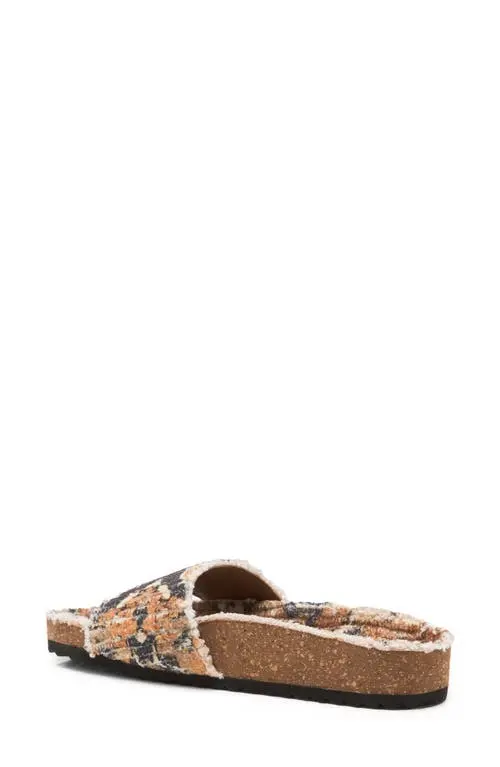 Free People Woven Wonders Slide Sandal - Black Combo