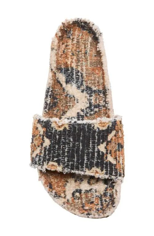 Free People Woven Wonders Slide Sandal - Black Combo
