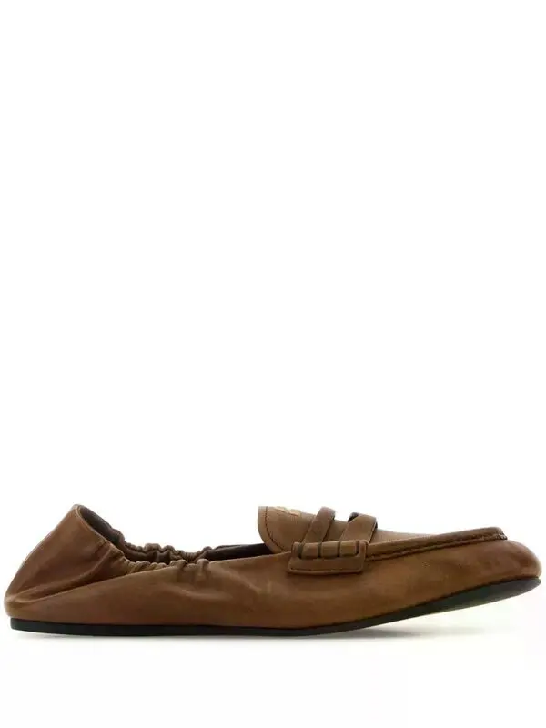 Miu Miu Leather Loafers