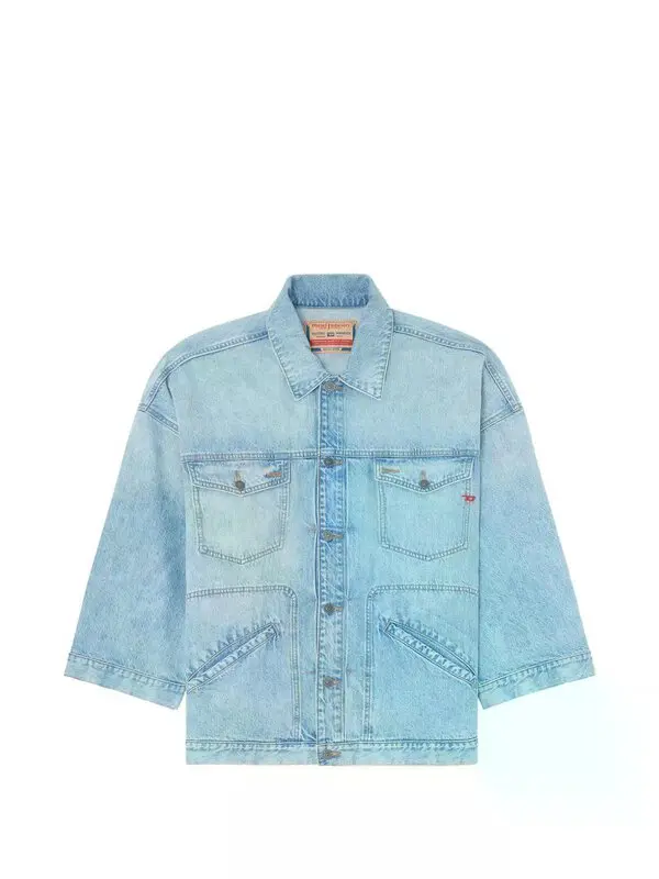 DIESEL® Bartack-stitch Denim Jacket